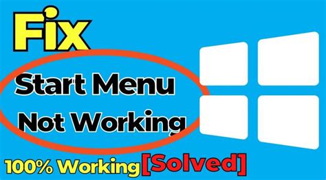 How To Fix Start Menuwindows Icon Not Working On Windows 10 2021