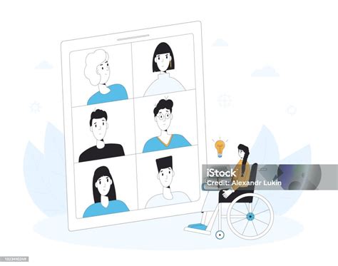 화상 통화 컨퍼런스 클럽 온라인 미팅을 예약합니다 독서 애호가 디지털 통신 태블릿 화면에서 문학에 대해 서로 이야기하는 사람들