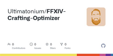 GitHub Ultimatonium FFXIV Crafting Optimizer