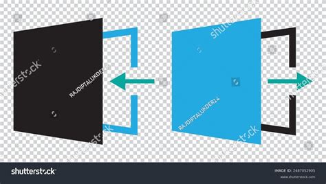 Logout Exit Icon Illustration Design Logout Stock Vector Royalty Free 2487052905 Shutterstock