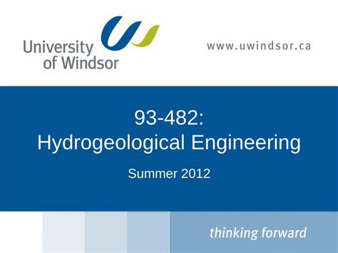 PDF Hydrogeology Lecture DOKUMEN TIPS