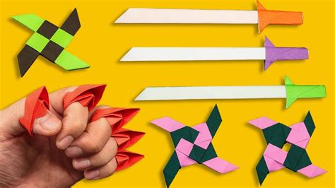 How To Craft Origami Ninja Weapons That Pack A Punch Easy Origami