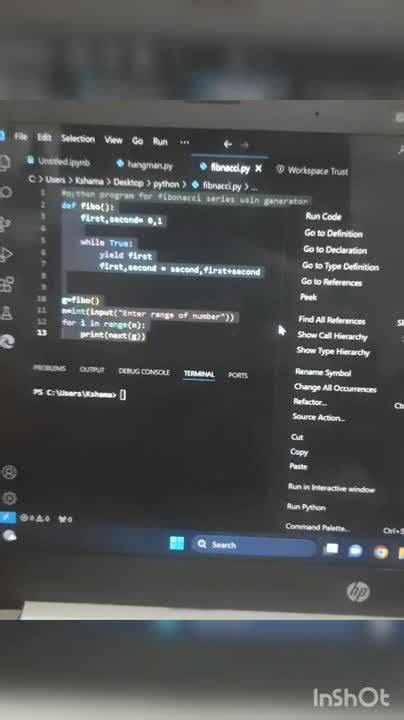 [video] anamika rai on linkedin python programming codealphaintern