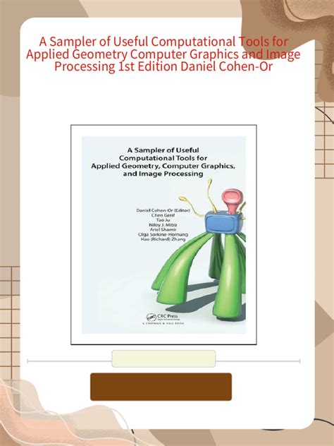 a sampler of useful computational tools for applied geometry computer