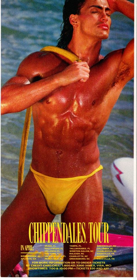 1991 Magazine Ad For 91 Chippendales Tour Sexy Male Model 091822 Ebay
