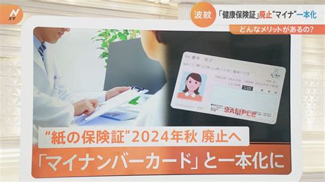 “紙の保険証”が2024年秋廃止で「マイナ保険証」に 交付率“49％”のマイナンバーカードと一本化 医療機関でメリットも紛失時の心配は