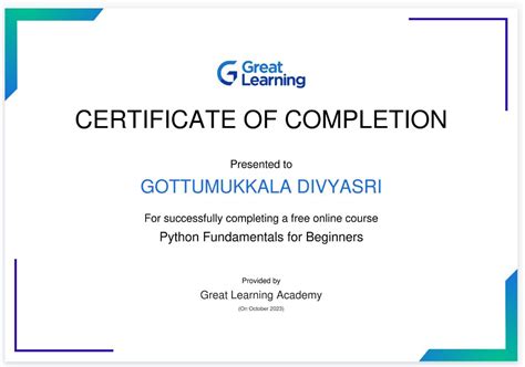 Gottumukkala Divyasri On Linkedin Greatlearningacademy Greatlearning