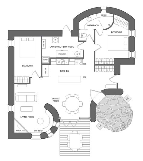 Cob House Floor Plans