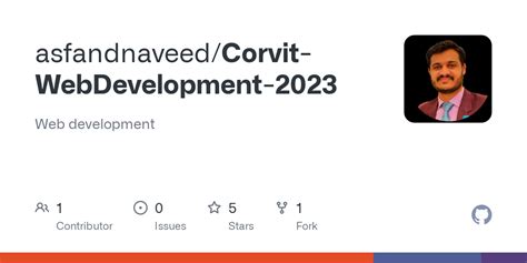 Github Asfandnaveedcorvit Webdevelopment 2023 Web Development
