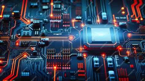 Premium Photo The Blueprint Of Innovation Detailed View Of A