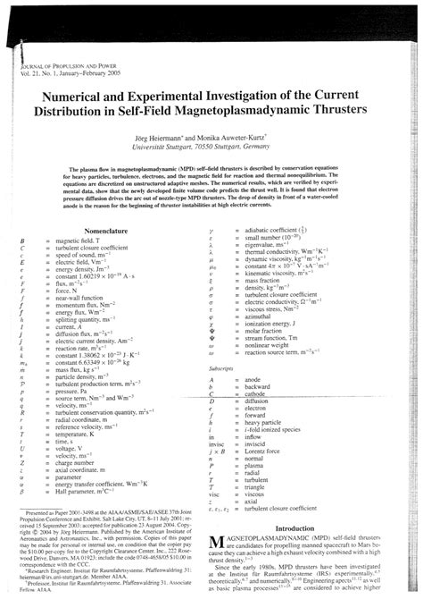 Pdf Numerical And Experimental Investigation Of The Current Distribution In Self Field