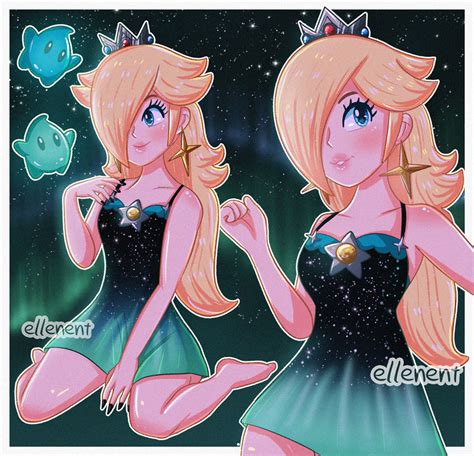 Rule 34 1girls 2d 2d Artwork Aurora Borealis Black And Blue Dress