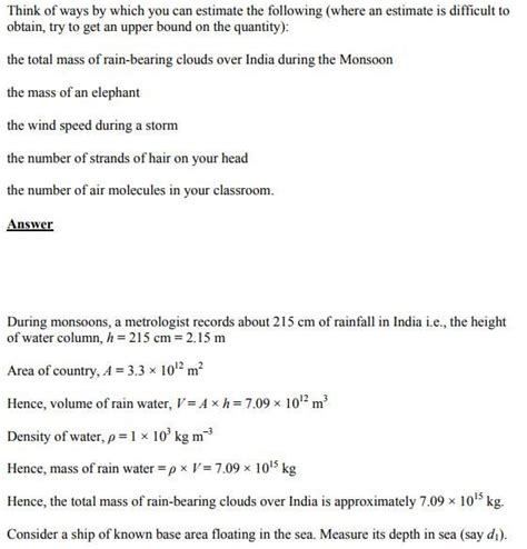 Physics Numericals For Class Chapter Complete Solution With Explanation