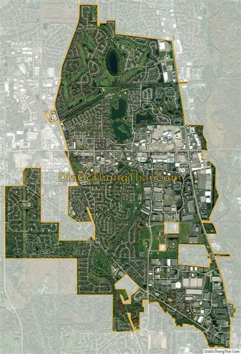 Map Of Vernon Hills Village Thong Thai Real