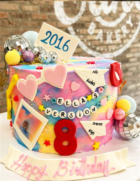 Taylor Swifts Lover Themed Birthday Cake Taylor Swifts Lover Themed Birthday Cake