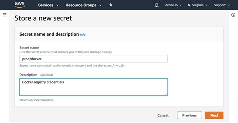 Drone Integration With The Aws Secrets Manager