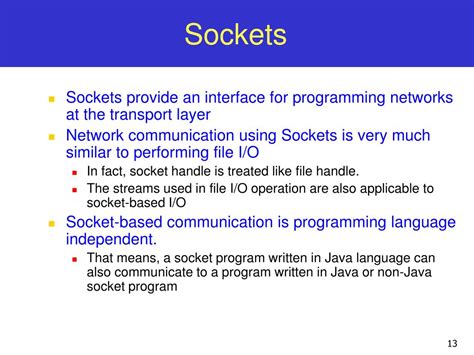 ppt inter process communication network programming using tcp java