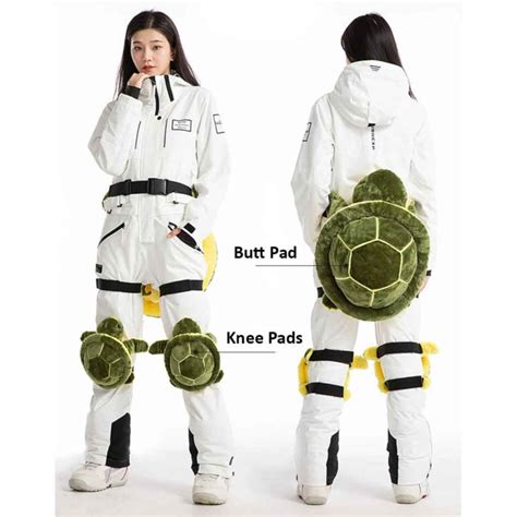 Waterproof Turtle Snowboard Butt Pads Skiing Protective Gear
