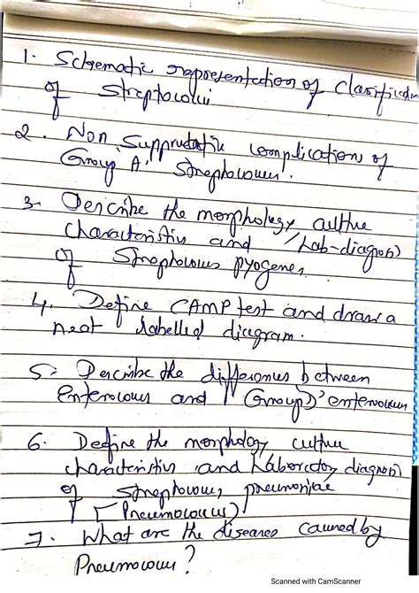 SOLUTION Questions On Streptococcus Pneumococcus Enterococcus Clostridium And Corynebacterium