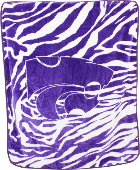 College Covers Kansas State Wildcats Raschel Throw Blanket
