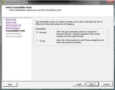 Как добавить диск Raw Device Mapping Rdm в Vm Esxi 55 Настройка