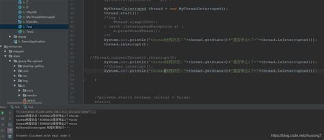 Thread中interrupted方法和isinterrupted方法区别总结 Csdn博客