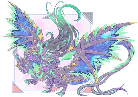 Scareclaw Reichheart And Scareclaw Tri Heart Yu Gi Oh Drawn By