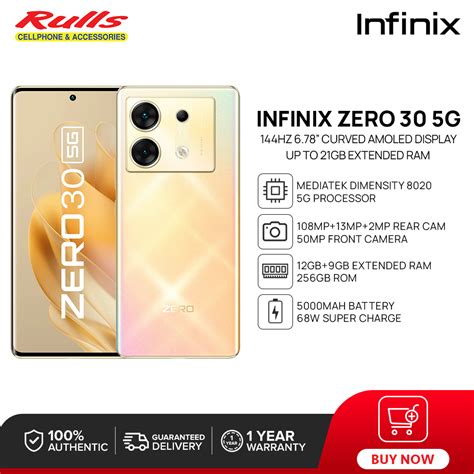 Infinix Zero G Smartphone GB Extended RAM GB ROM Dimensity Processor
