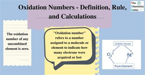Oxidation Numbers Definition Rule And Calculations