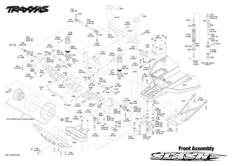 Traxxas Slash 4x4 Vxl Parts Exploded View 68068 4 — 48 Off