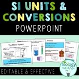 The Metric System SI Units And Unit Conversions PowerPoint By Biology Roots