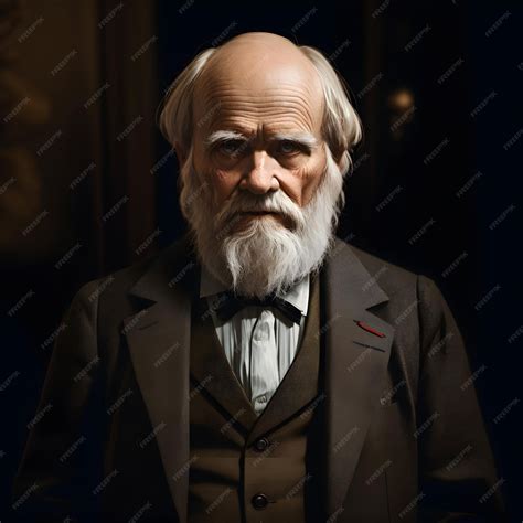 Premium Ai Image Charles Darwin Naturalist Biologist Theory Of