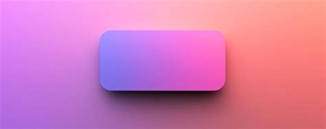 Rounded Rectangle Floating On Gradient Background With Shadow Premium Ai Generated Image