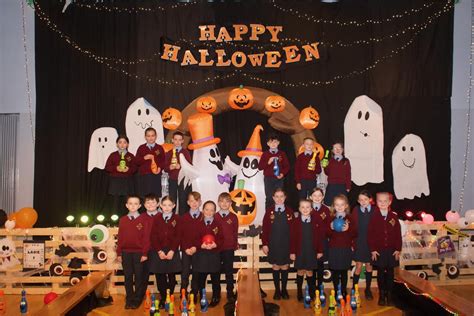In Pictures Having A Bowl For Halloween At St Eithnes Primary School In Derry