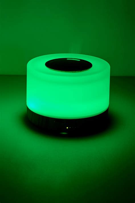 Earthbound Trading Light Wood Essential Oil Diffuser With Bluetooth