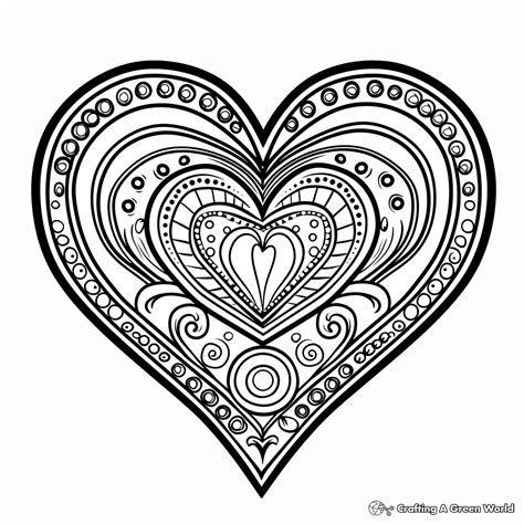 Printable Heart Coloring Pages Mit Printable