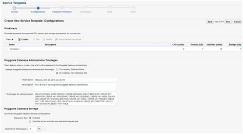 Provisioning Pluggable Databases