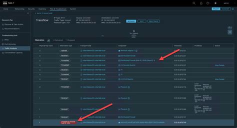 NSX T Distributed Firewall Traffic Direction Significant Bit