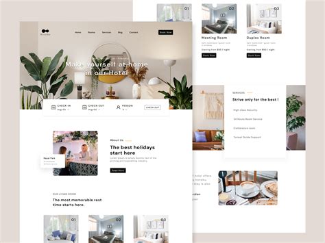 Hotel Booking Landing Page By Vieri Ferdian On Dribbble