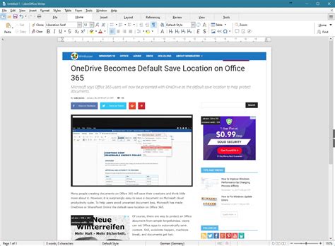 LibreOffice Borrows Microsoft Office Ribbon For New UI Element WinBuzzer