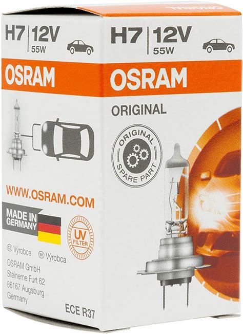 Amazon.com: Osram / Sylvania Halogen H7 Headlight Bulb # 64210 - NEW ...