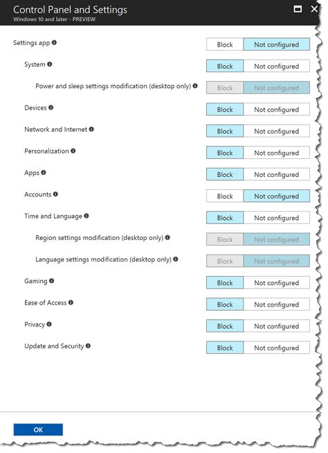 How To Configure Windows Settings App With Intune Mobile First Cloud Eroppa