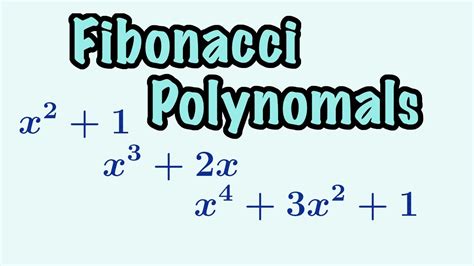 Fibonacci Polynomials Generating Series Formulas And Identities Youtube