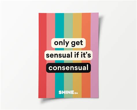 Consent Safer Sex Poster SHINE SA