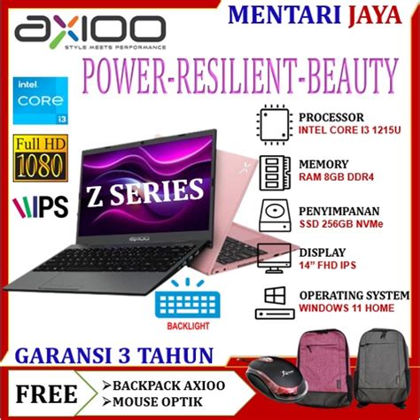 Jual Axioo Mybook Z Metal I Gen Gb Ssd Gb Fhd Ips Windows Shopee Indonesia