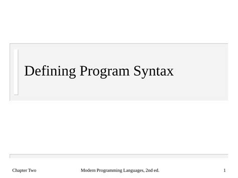 Pdf Defining Program Syntax Dokumentips