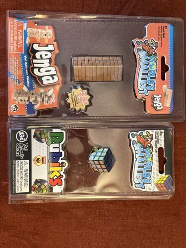 Worlds Smallest Rubiks Cube And Worlds Smallest Jenga 4620661850