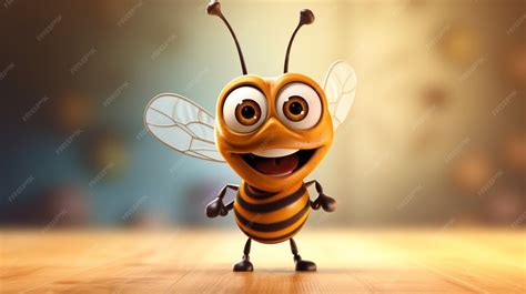 Free Ai Image View Of 3d Cartoon Character Bee
