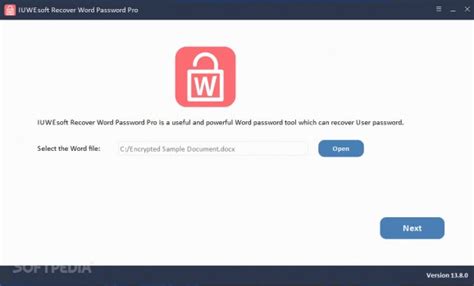 Download Iuwesoft Recover Word Password Pro