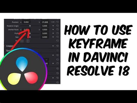 How To Use Keyframe In Davinci Resolve YouTube